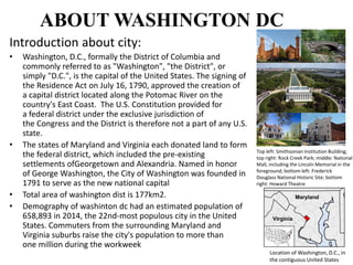 History of washington DC | PDF