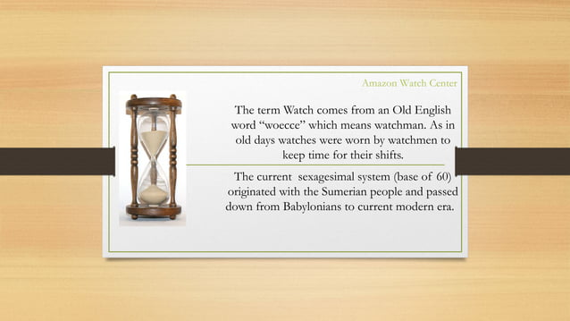 History of Watches | PPT