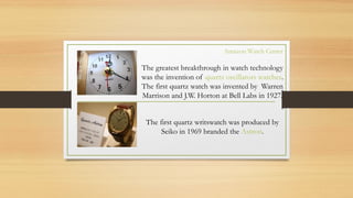 History of Watches | PPT