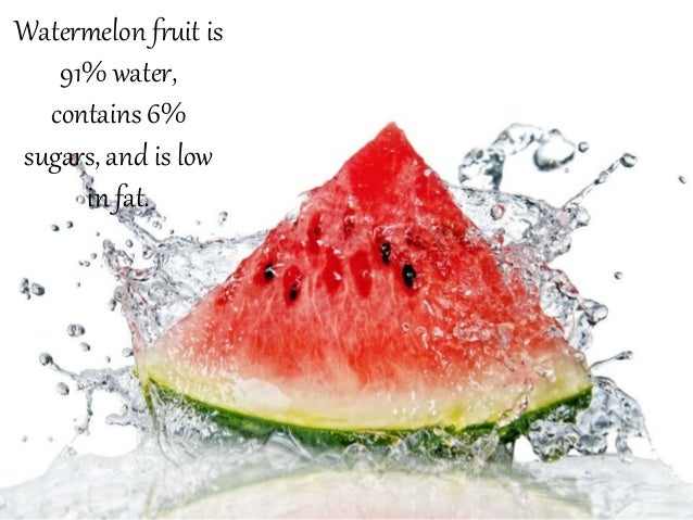 History of watermelon