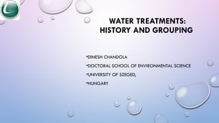 History of water water treatmet FINAL.pptx