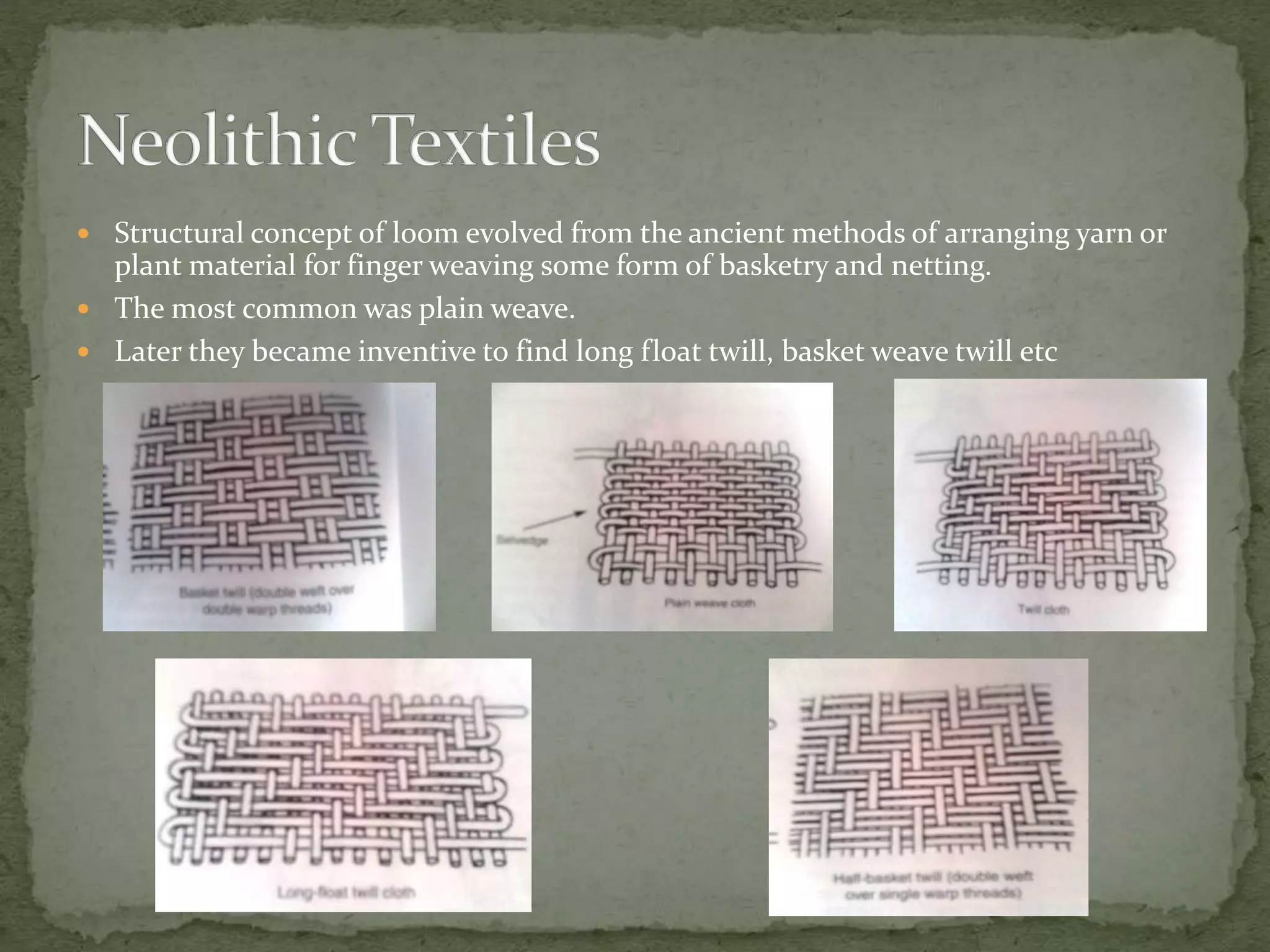 History of weaving | PPTX