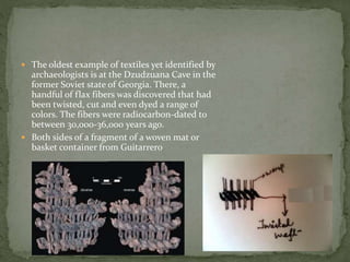 History of weaving | PPTX