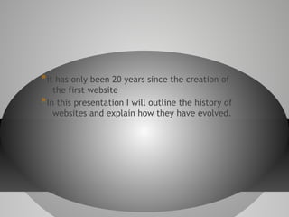 History of websites | ODP