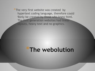 History of websites | ODP