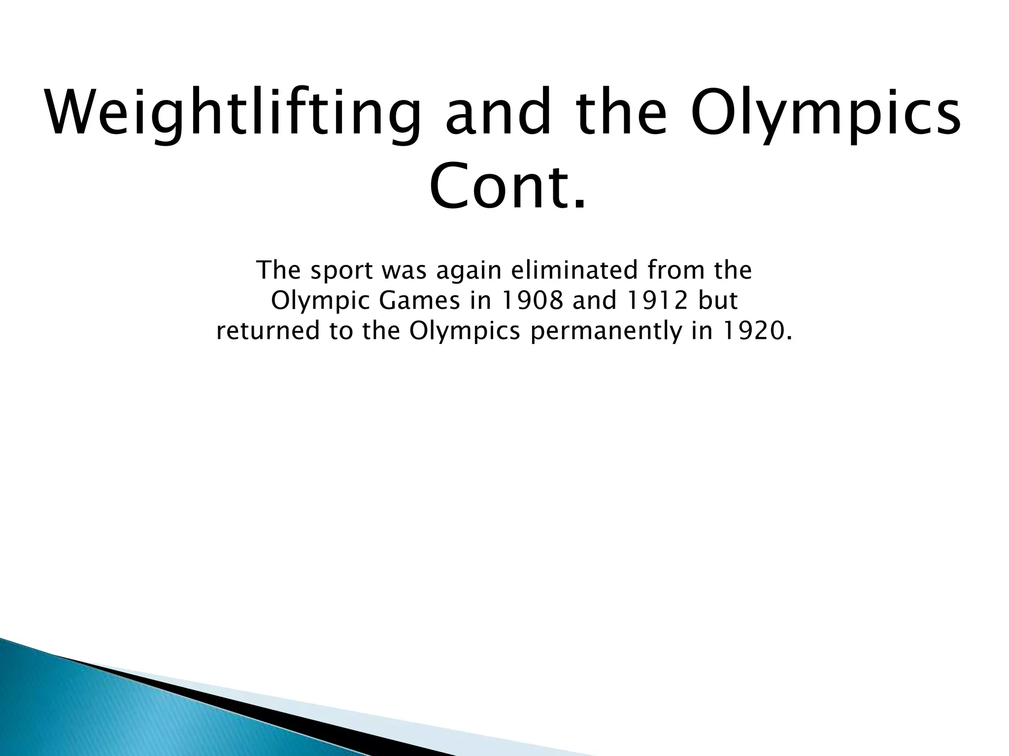 History of weight lifting | PPTX