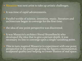 History of western art (Giotto, Masaccio) | PPTX