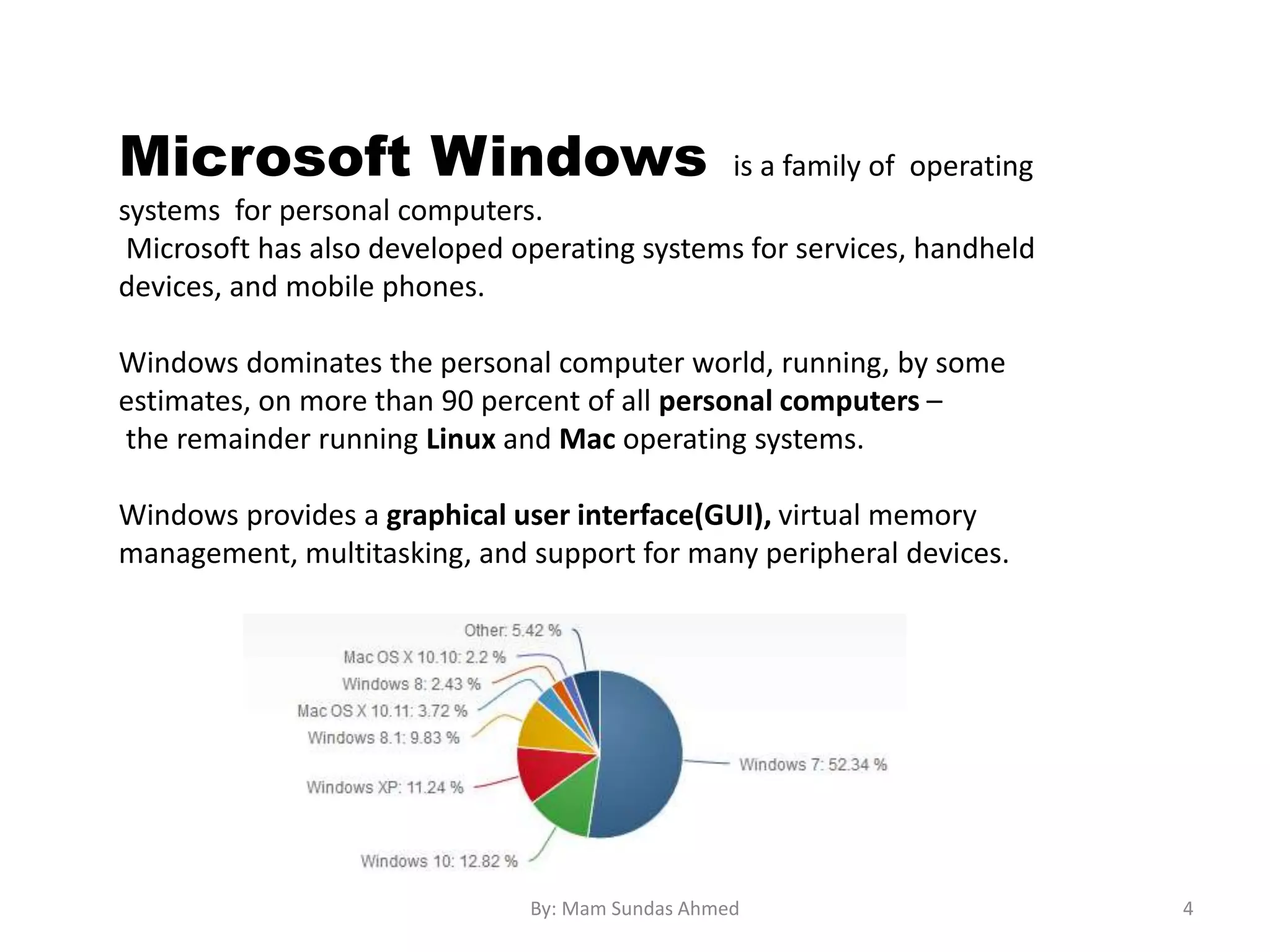 History of windows and Windows servers | PPTX