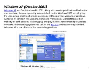 History of windows and Windows servers | PPTX