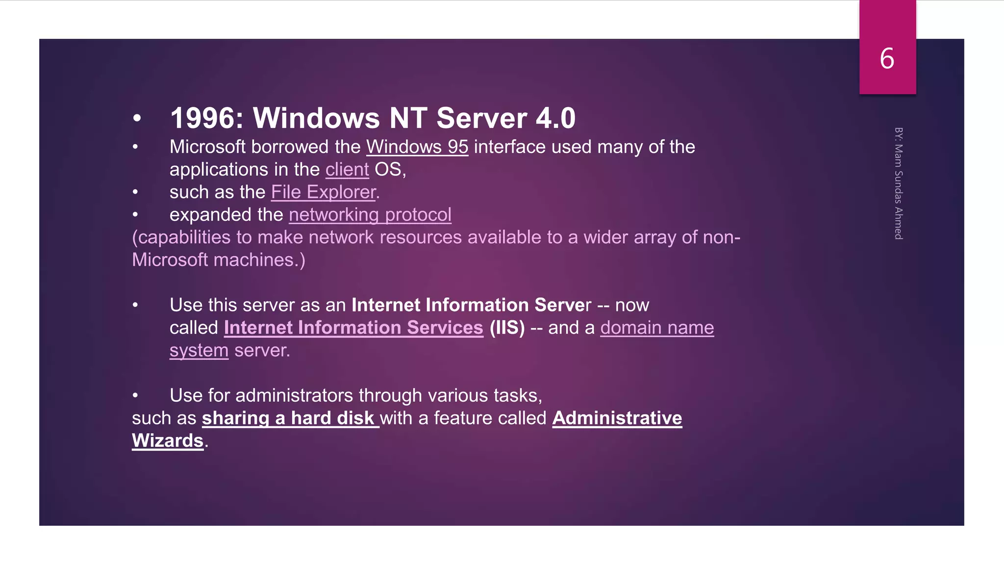 History of Windows Server | PPTX