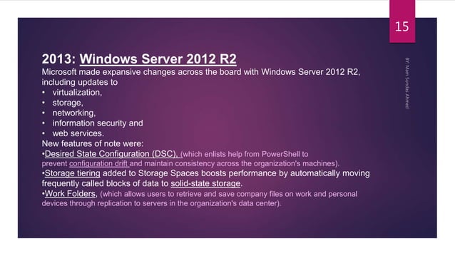 History of Windows Server | PPTX