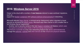 History of Windows Server | PPTX