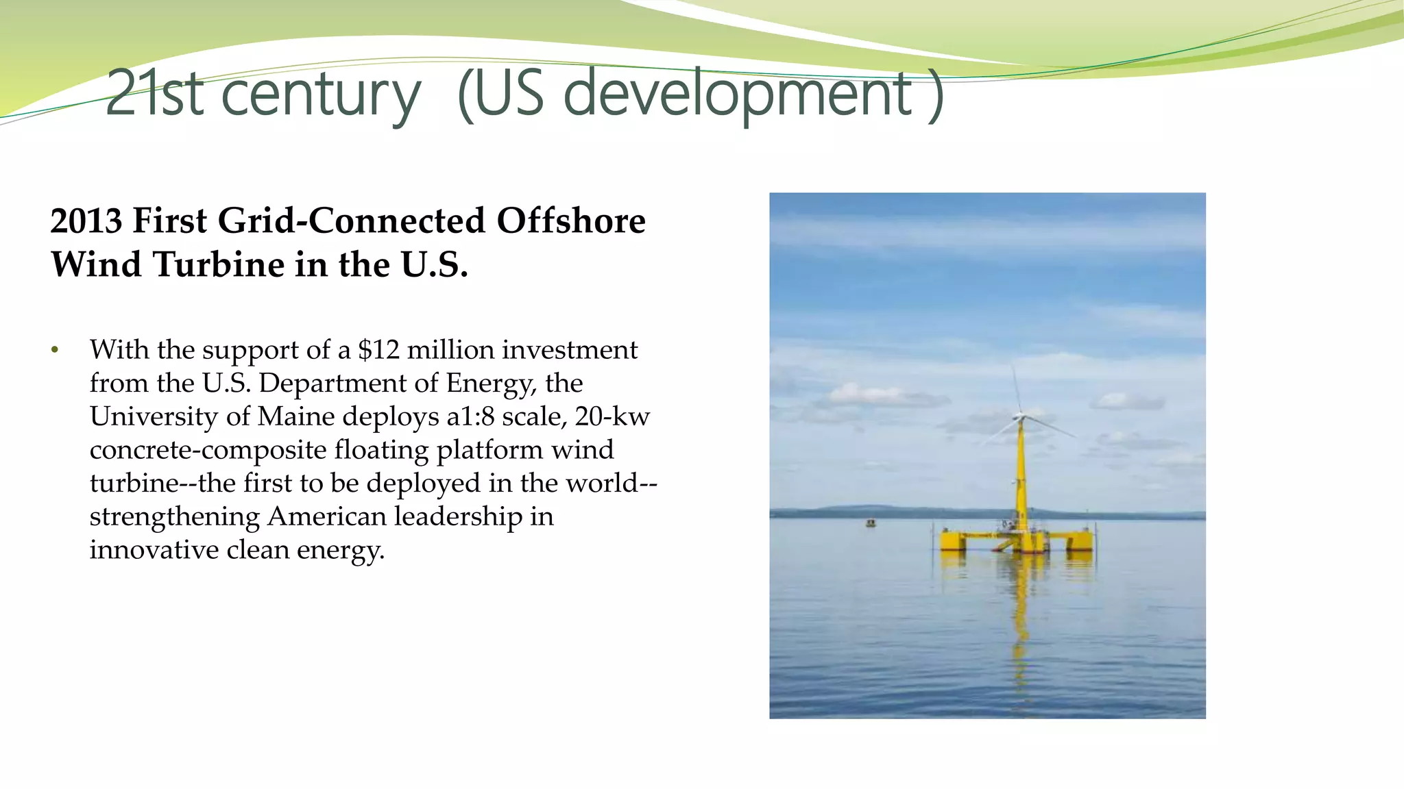 History of wind power | PPTX | Power and Energy Industry | Industries