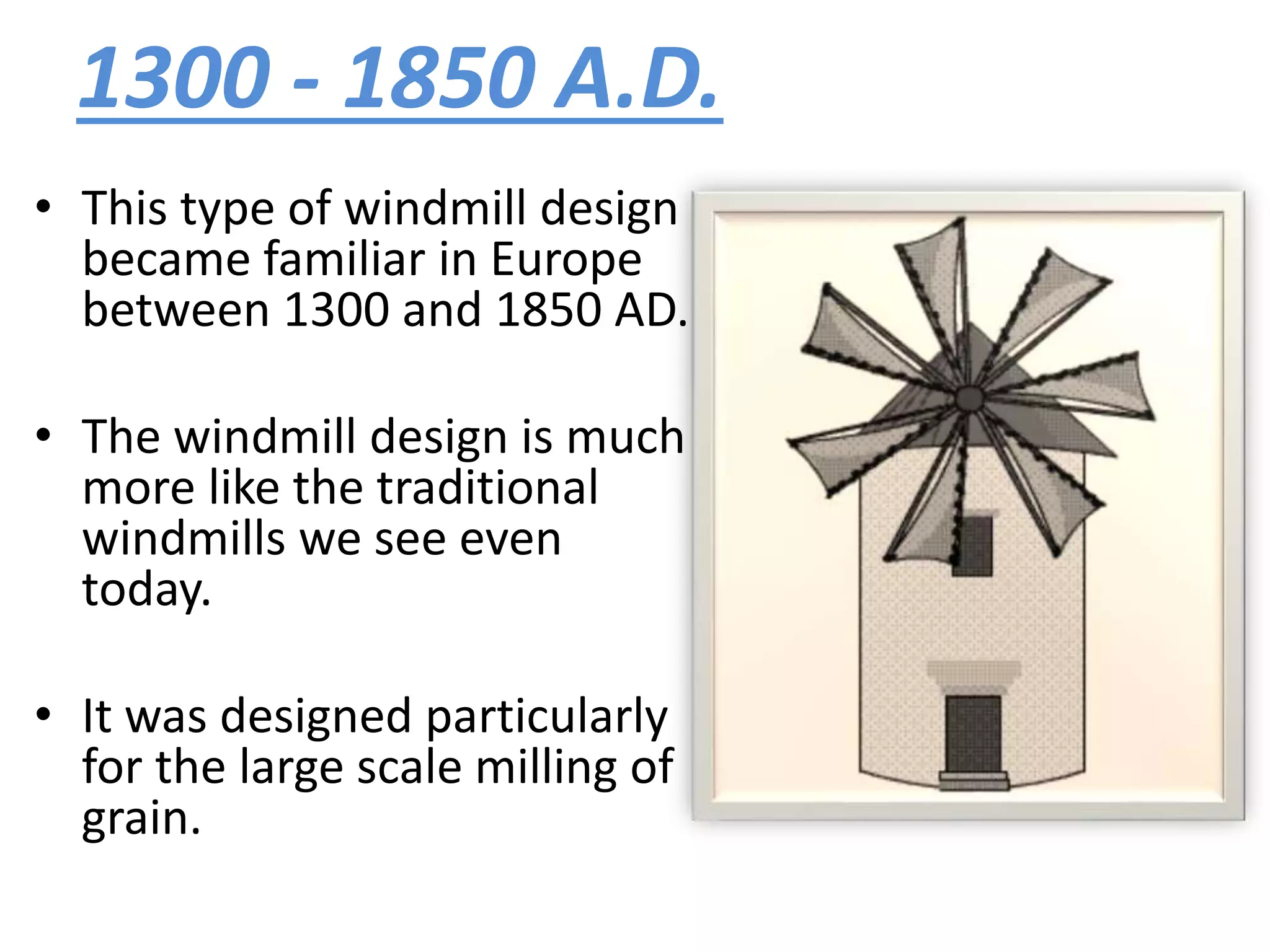 History of wind turbine | PPTX