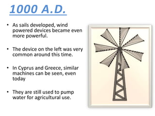 History of wind turbine | PPTX