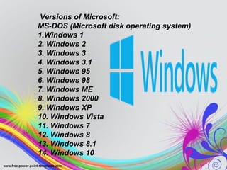 History of windows | PPT