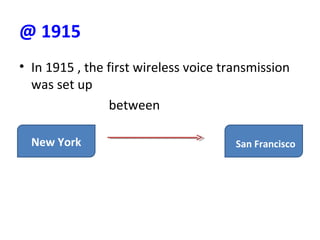 History of wireless communication | PPT