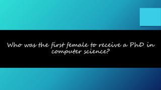 History of Women in Tech - Trivia | PPT