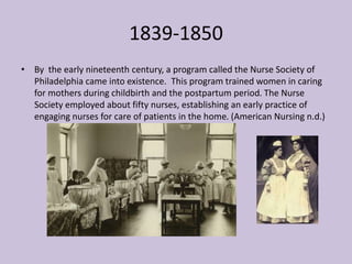 History of Women in Nursing Timeline PowerPoint | PPTX