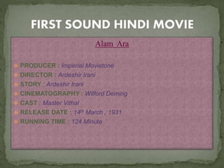 History of world movies - GOURAB GHOSH_9 | PPT