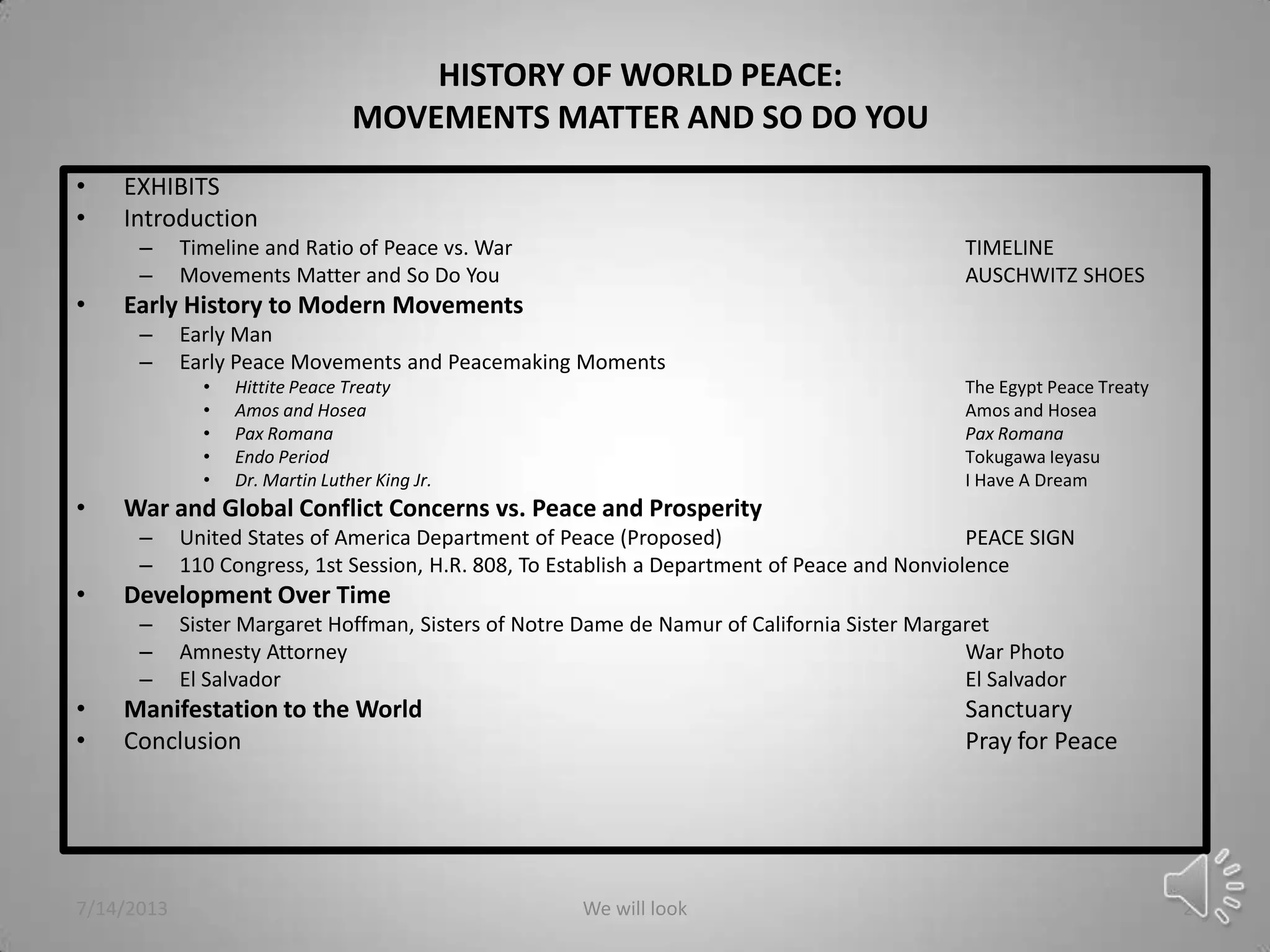 History of world peace power point presentation c. thoorsell 16 2013 ...