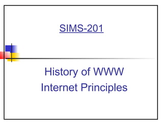 History of the Internet and WWW | PPT