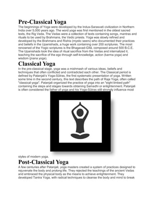 History of yoga | PDF