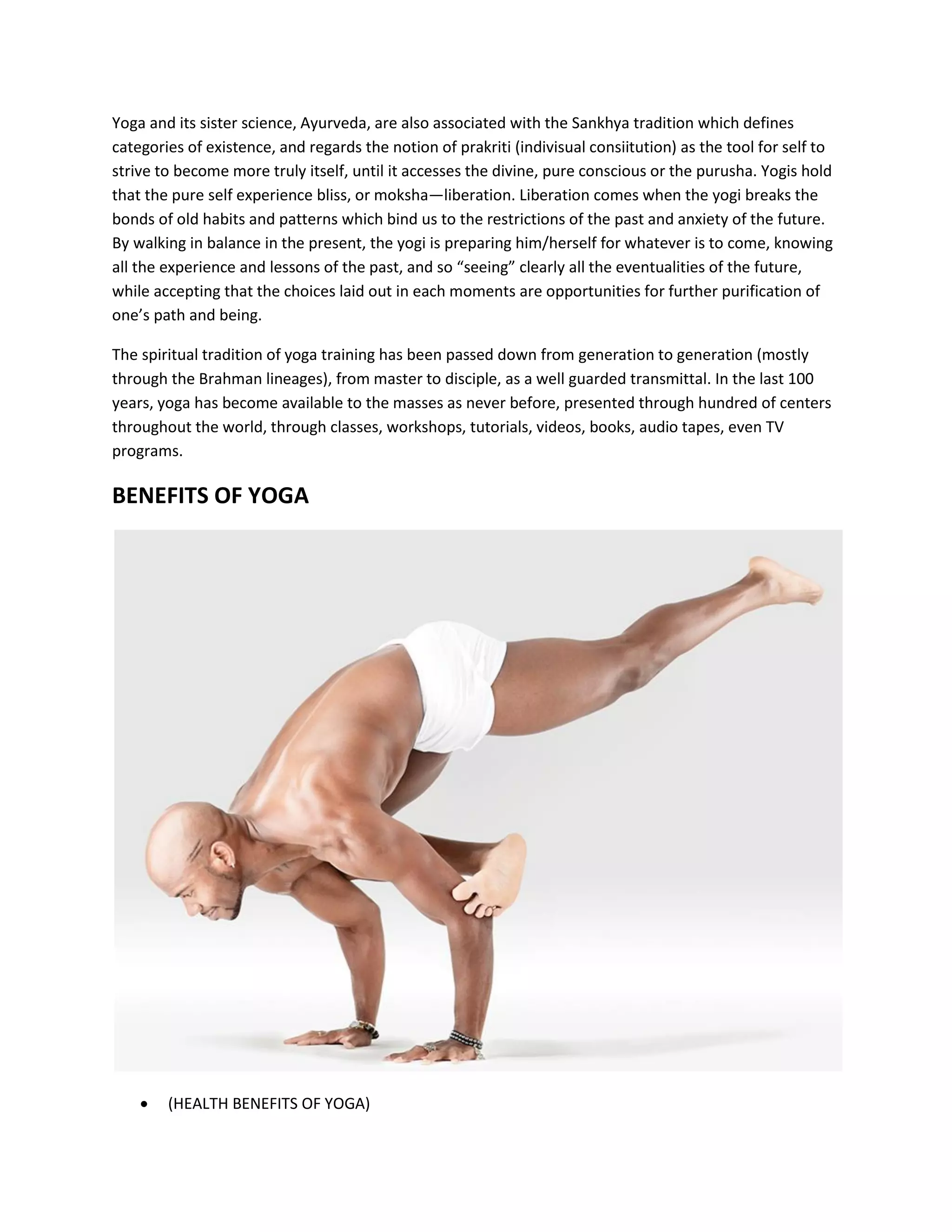 HISTORY OF YOGA | PDF