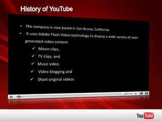 History Of YouTube | PPTX