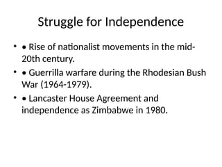 History_of_Zimbabwe_history_of_nations.. | PPTX