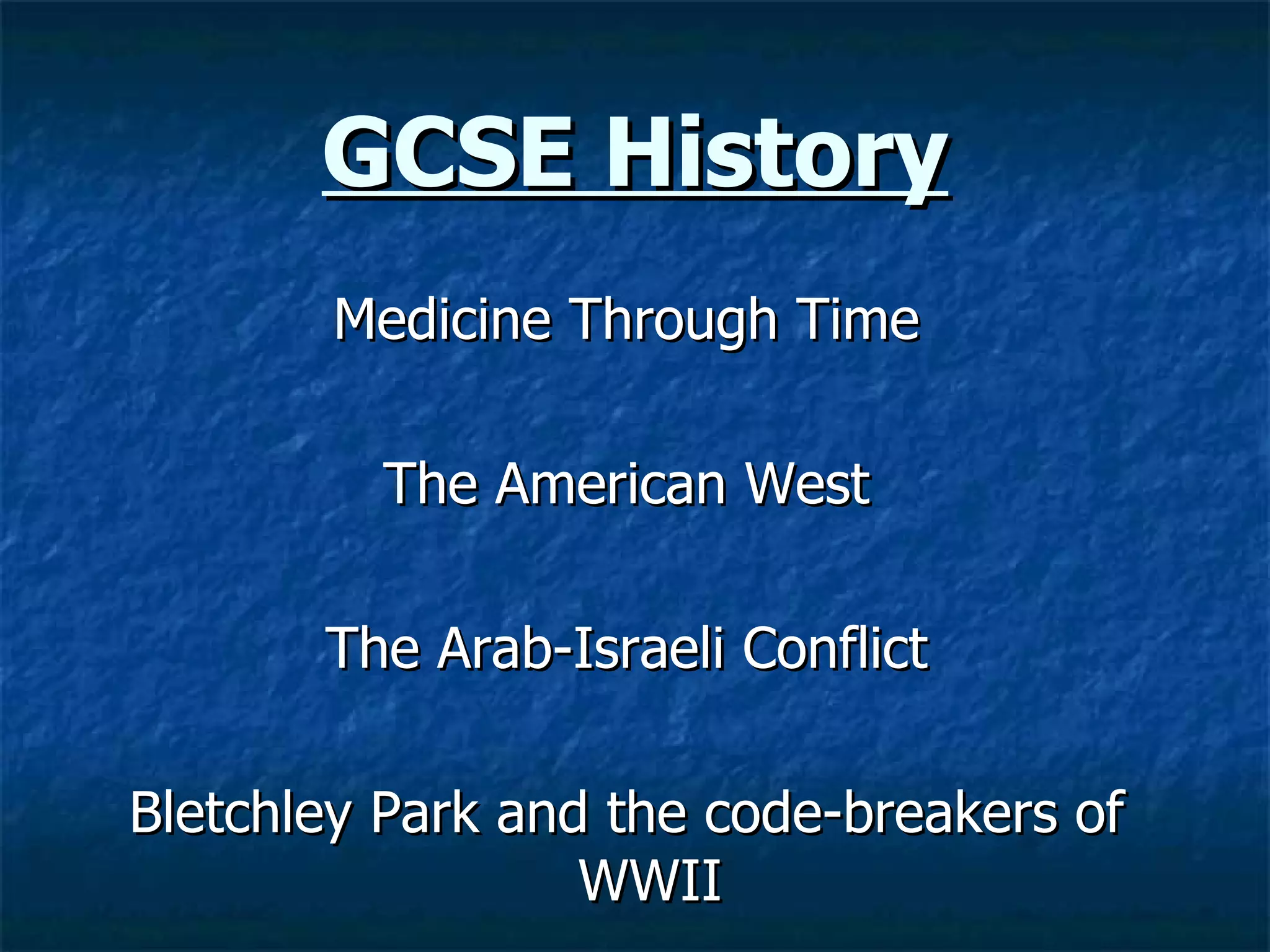 History GCSE | PPT