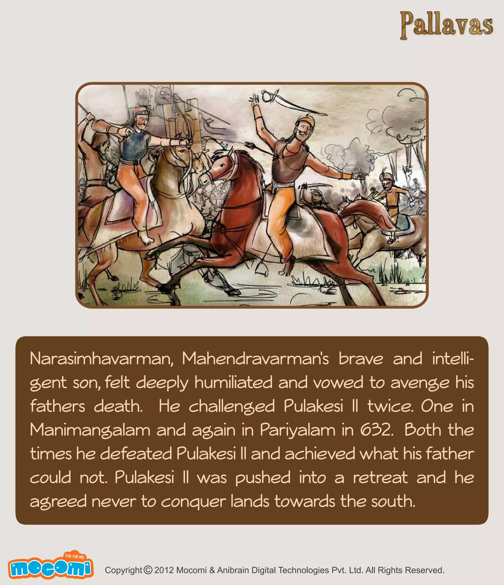 Pallavas - Pallava Dynasty – Mocomi.com