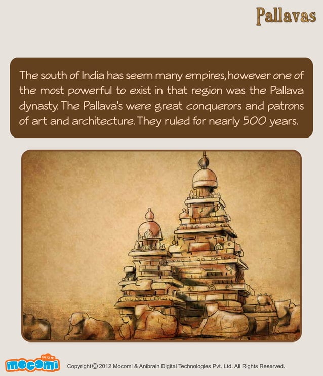 Pallavas - Pallava Dynasty – Mocomi.com