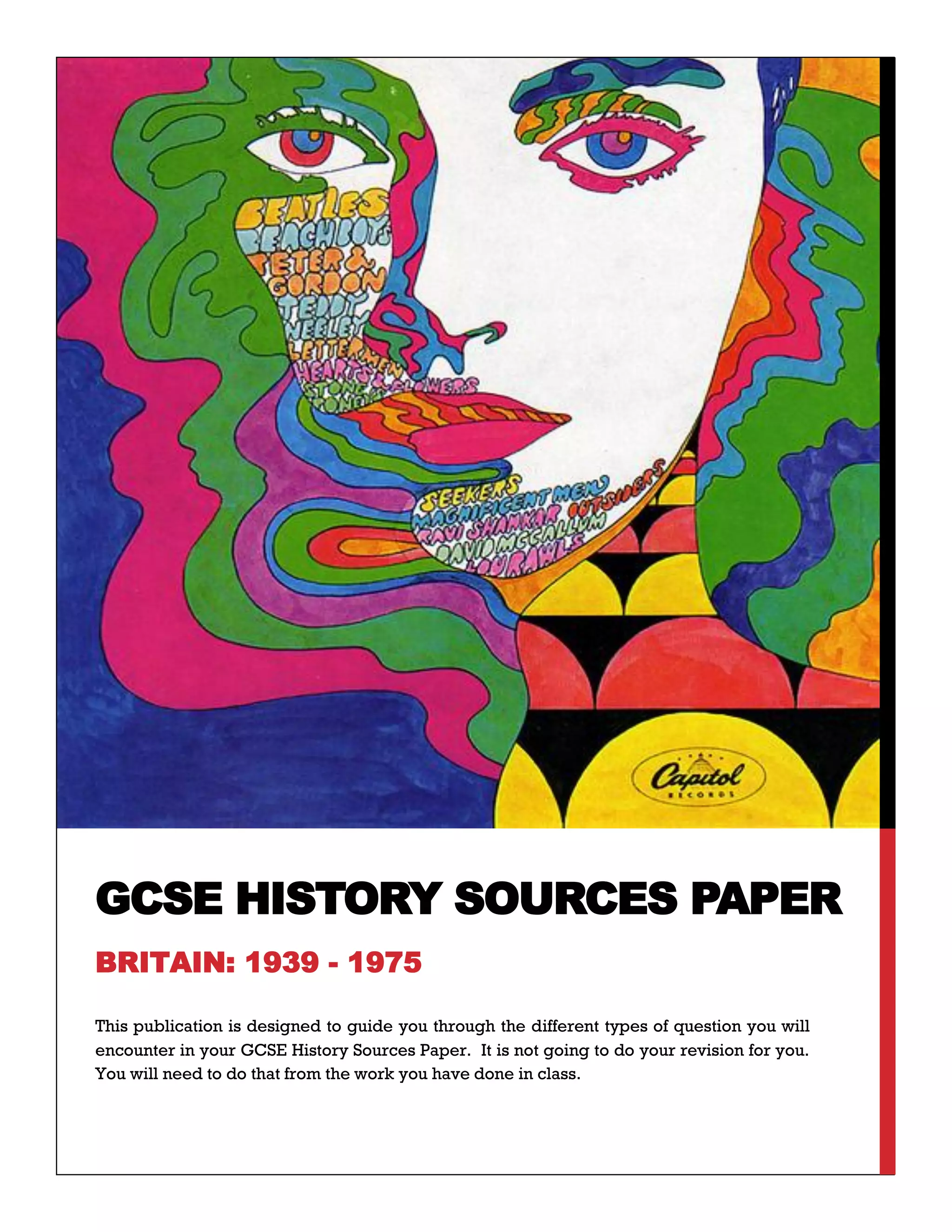 History paper guide and questions | PDF