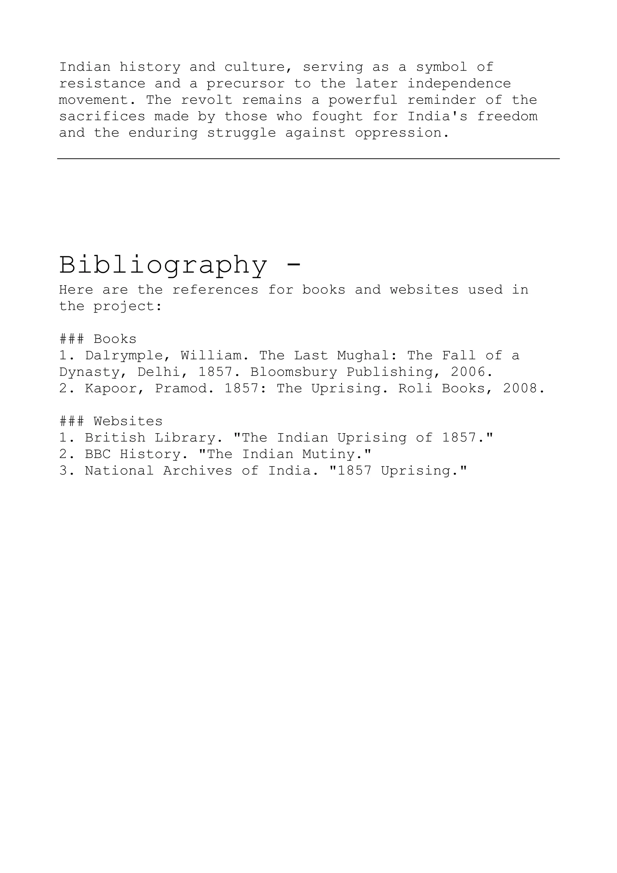 Rebels and the Raj. Class 12 CBSE History project. | PDF