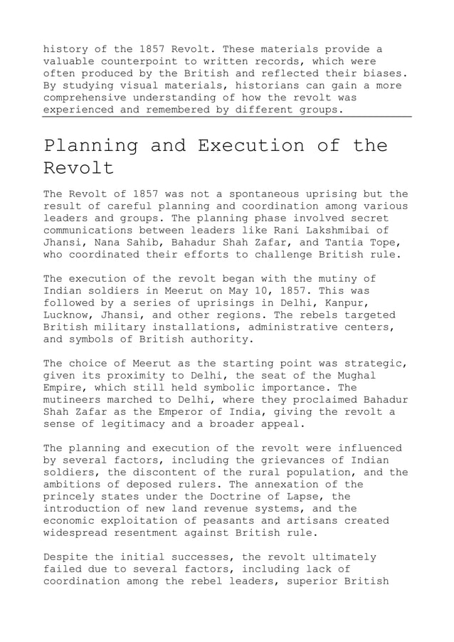 Rebels and the Raj. Class 12 CBSE History project. | PDF | Religion ...