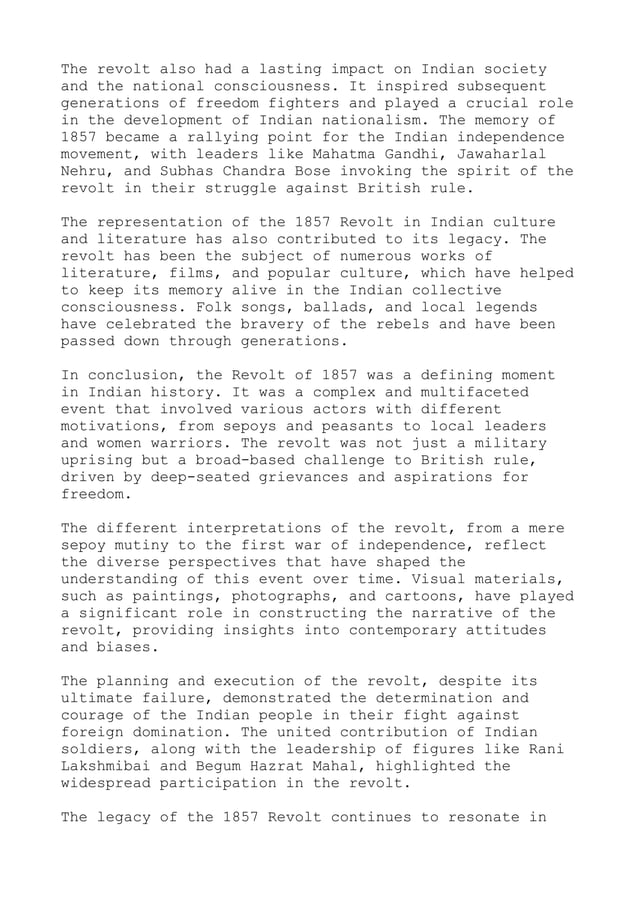 Rebels and the Raj. Class 12 CBSE History project. | PDF | Religion ...