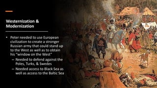 Peter The Great Westernization