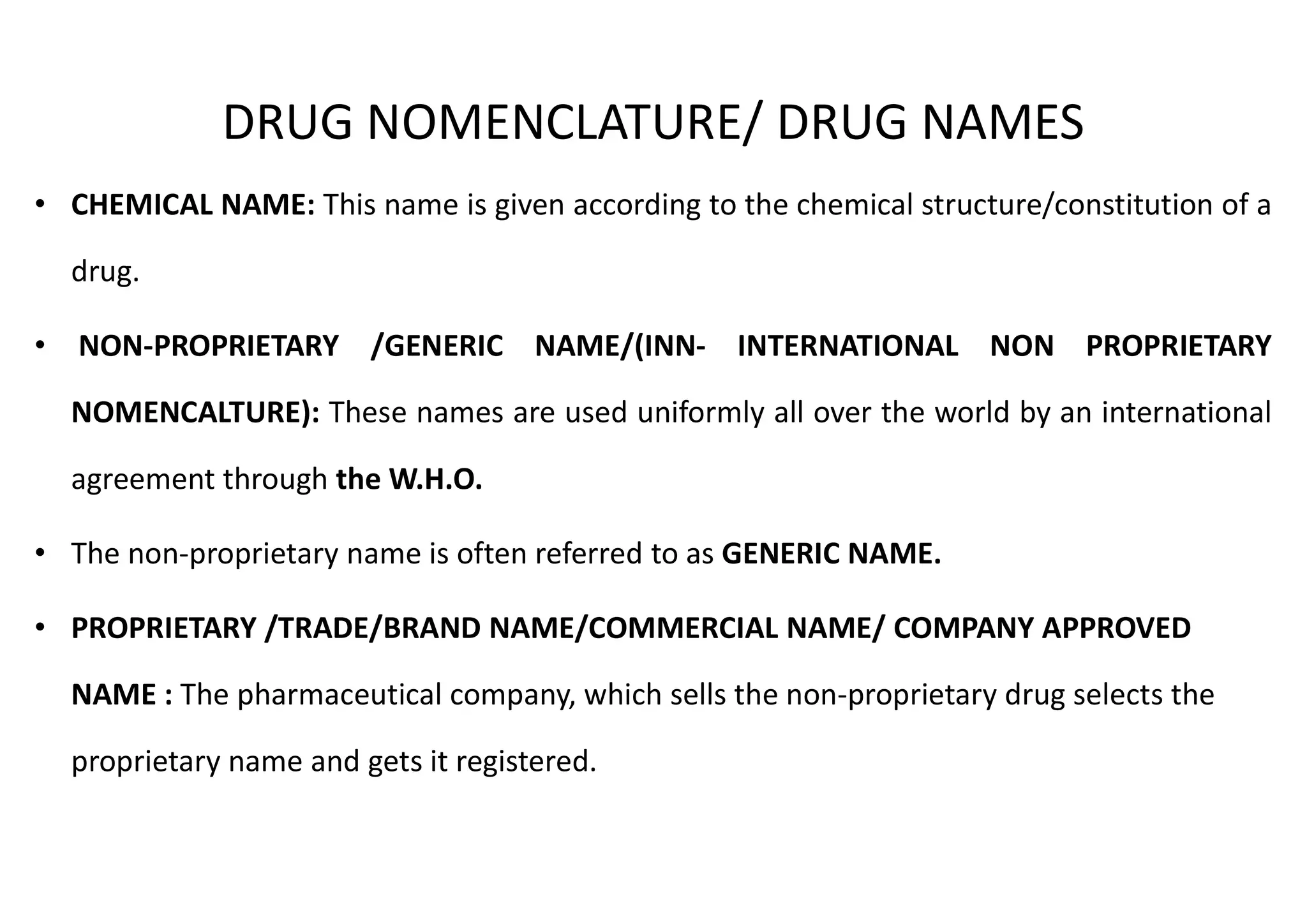 HISTORY pharmacology DRUG NOMENCLATURE CLINICAL TRIALS.PDF