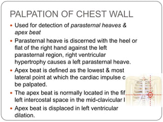History & physical examination of cvs | PPTX