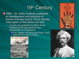 History of Friction Ridge Identification | PPT