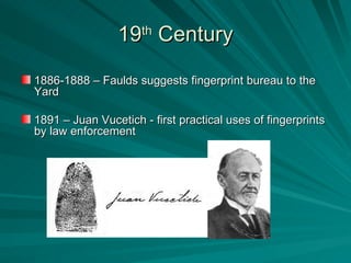 History of Friction Ridge Identification | PPT