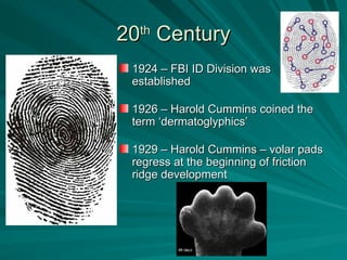 History of Friction Ridge Identification | PPT