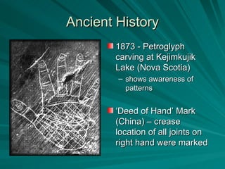 History of Friction Ridge Identification | PPT