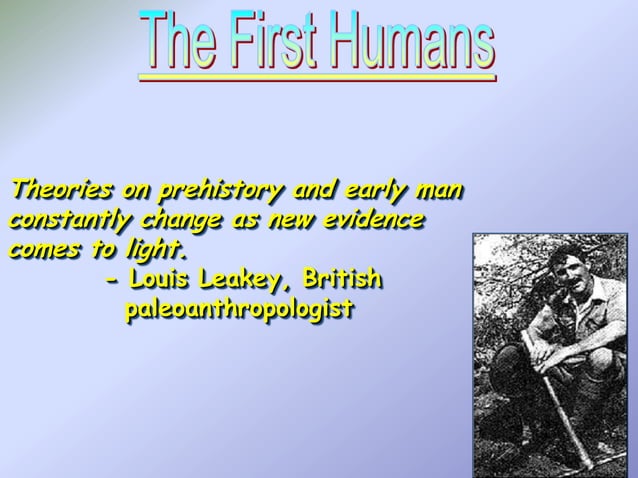 THE STORY OF HUMAN EVOLUTION | PPTX | Geology | Science