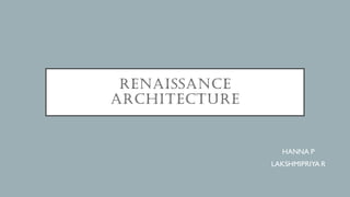 renaissance architecture history ppt.pdf