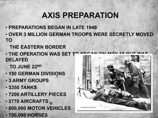 Operation Barbarossa Overview (PPT) | PPTX