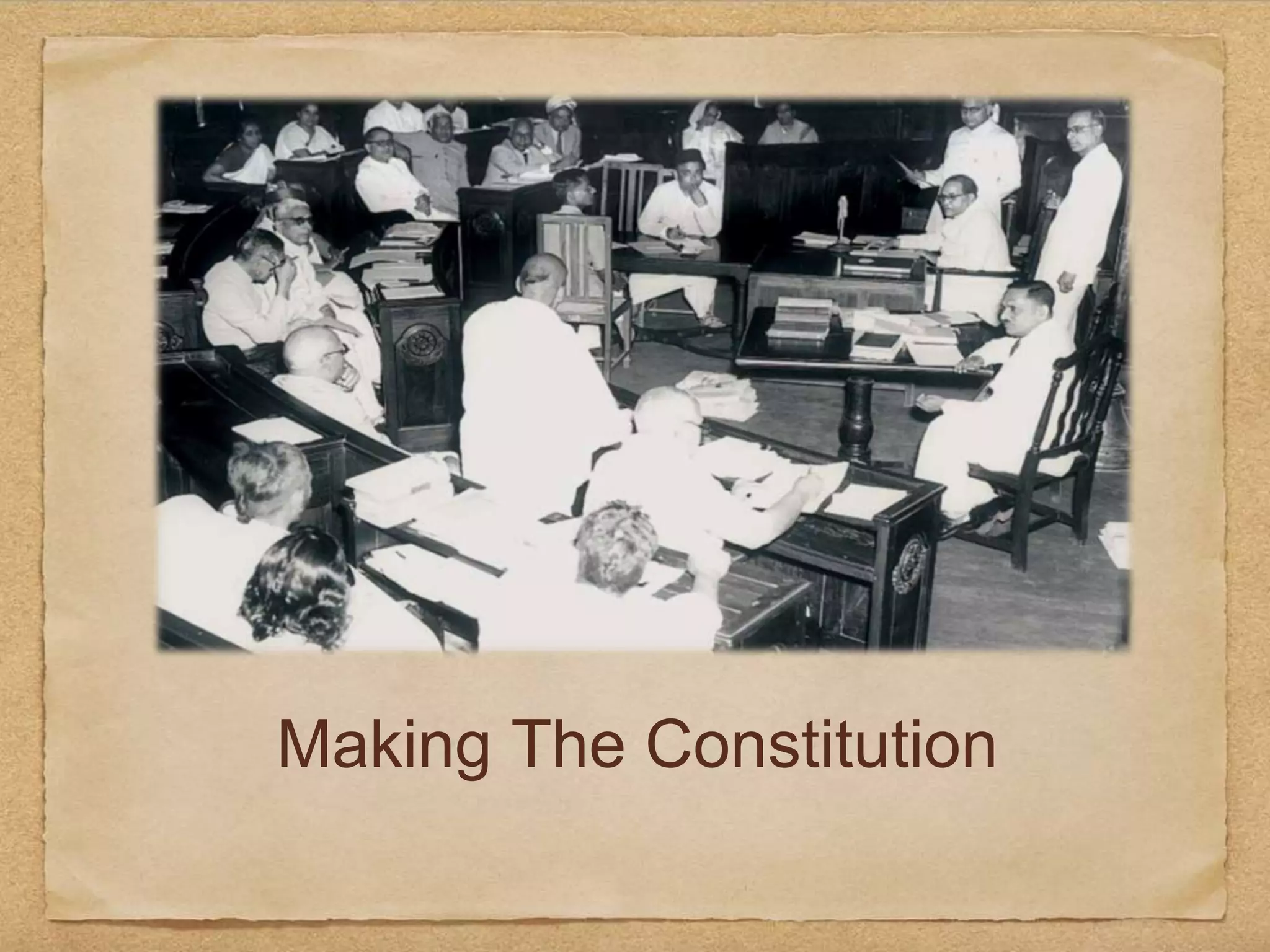 Framing The ConstitutIon PPT CLASS 12 | PPT
