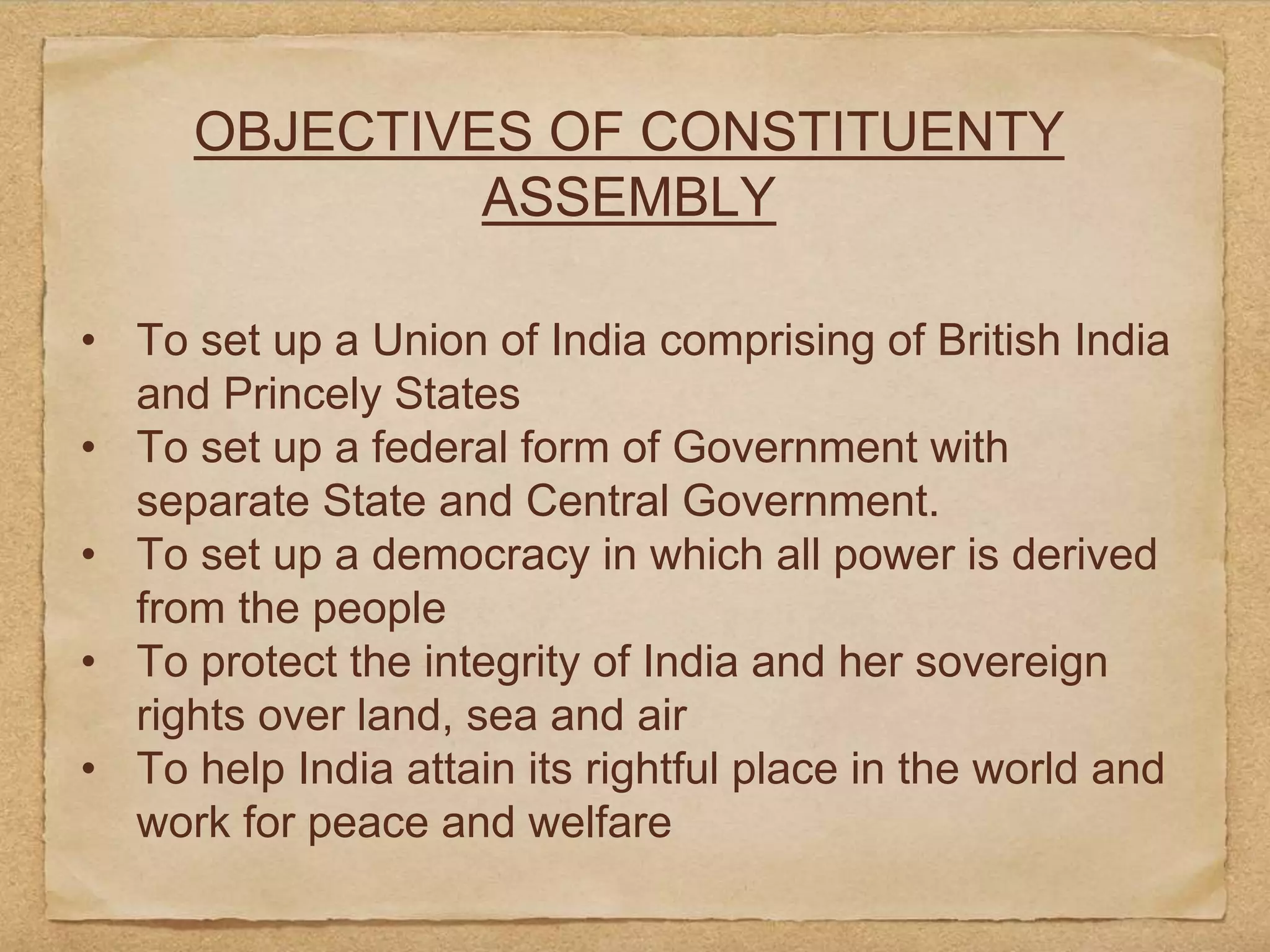 Framing The ConstitutIon PPT CLASS 12 | PPT