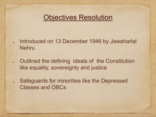 Framing The ConstitutIon PPT CLASS 12 | PPT